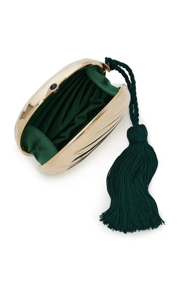 Juju Vera Petra Tassel 18k-plated Clutch