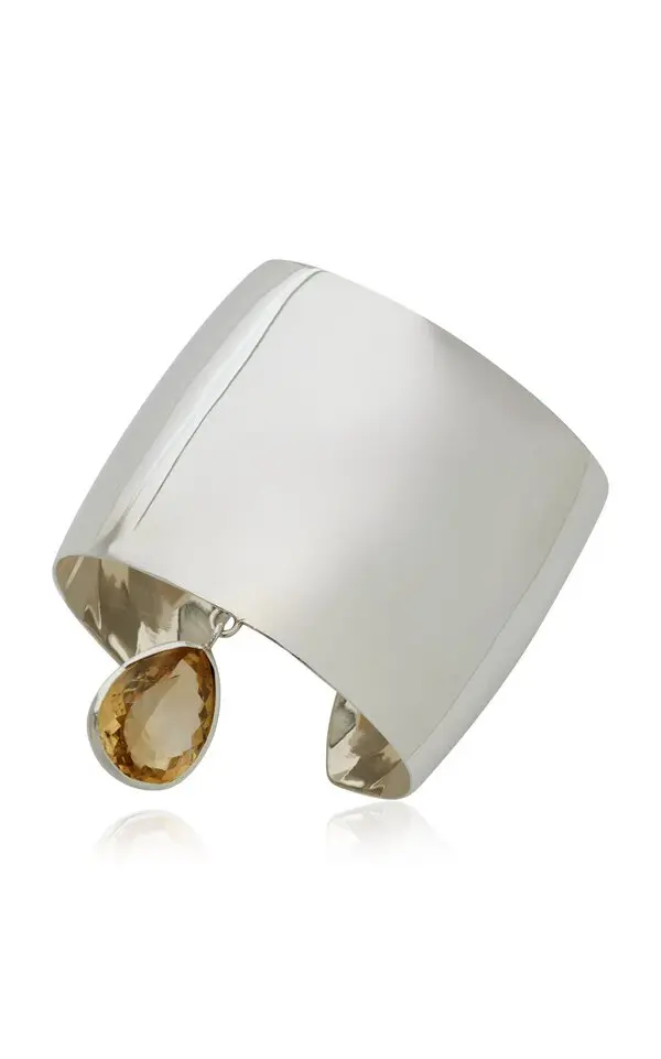 Juju Vera Mabel Sterling Citrine Cuff