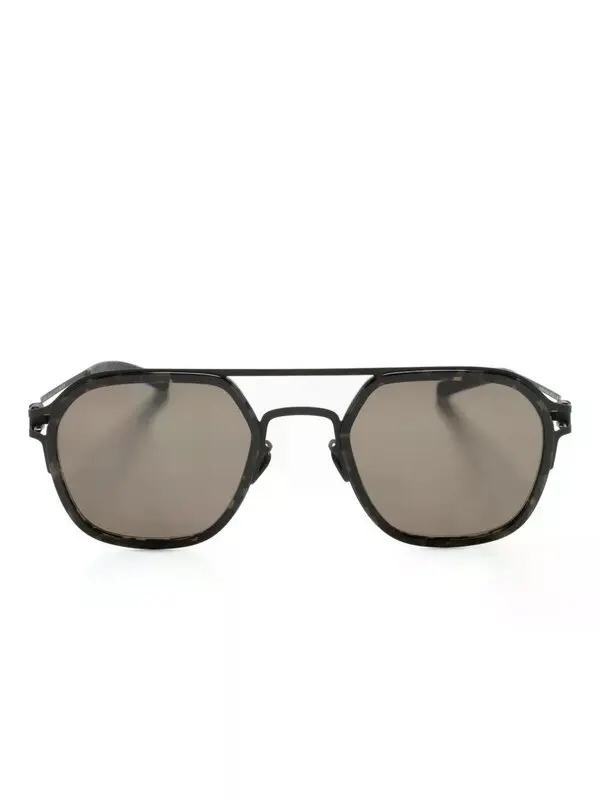 Mykita Leeland Pilot-frame Sunglasses - Black