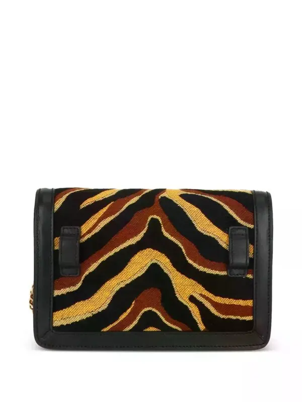 TOD'S Animal-print Shoulder Bag - Black