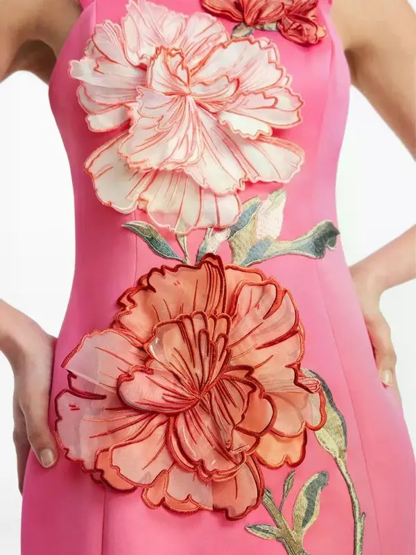 LEO LIN Arianna Floral Maxi Dress - Pink