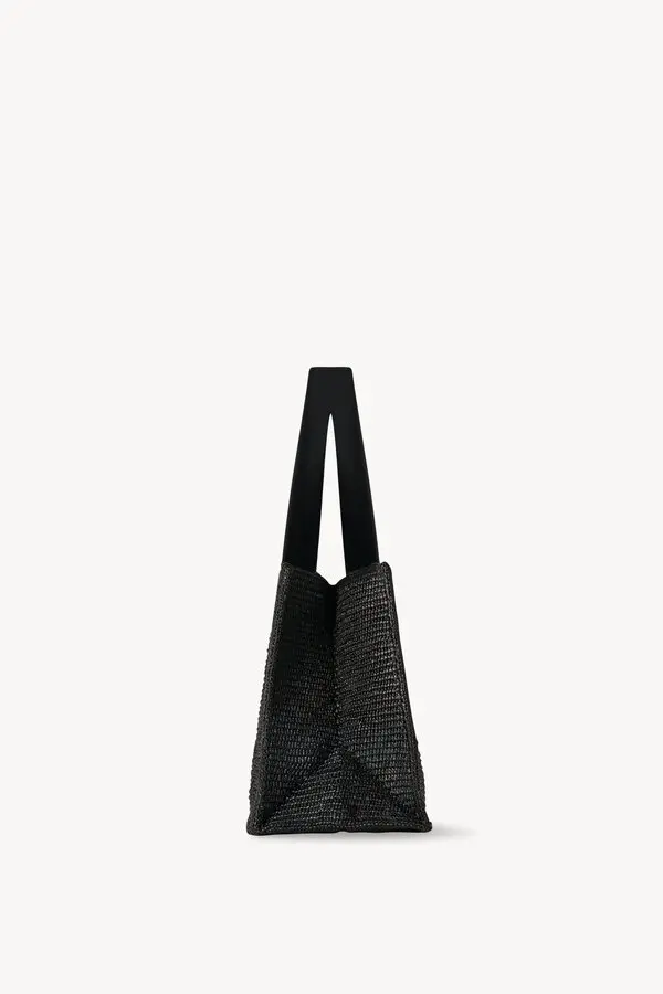 THE ROW Loretta Raffia Tote Bag - Black