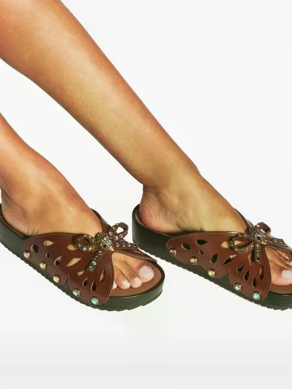 Kurt Geiger Boho Butterfly Flat Sandals