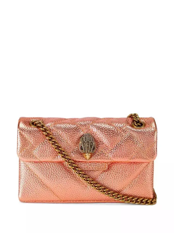 Kurt Geiger Kensington Shoulder Bag With Eagle Motif - Orange