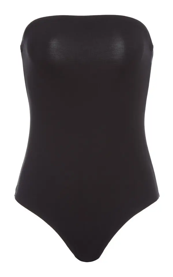THE PARK Stacy Stretch-knit Bodysuit - Black