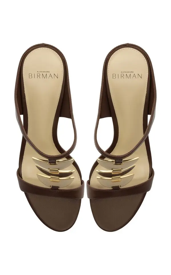 ALEXANDRE BIRMAN Lia Leather Mules