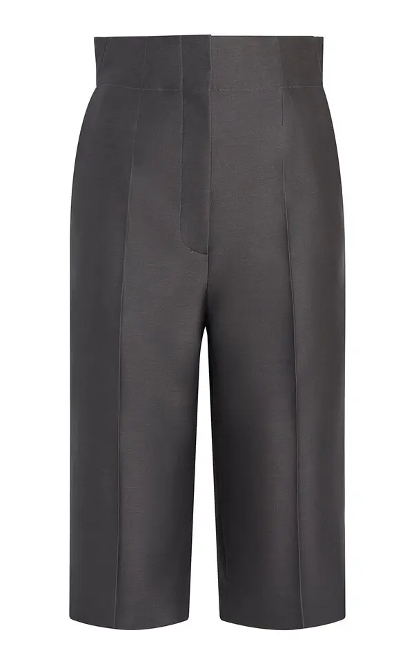 Khaite Raelle Tailored Shorts - Grey