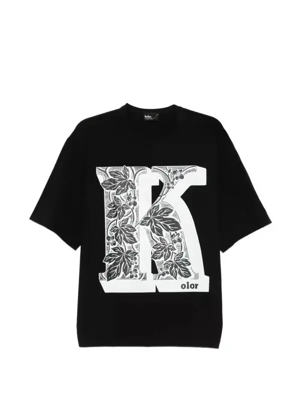 Kolor Logo-print T-shirt - Black