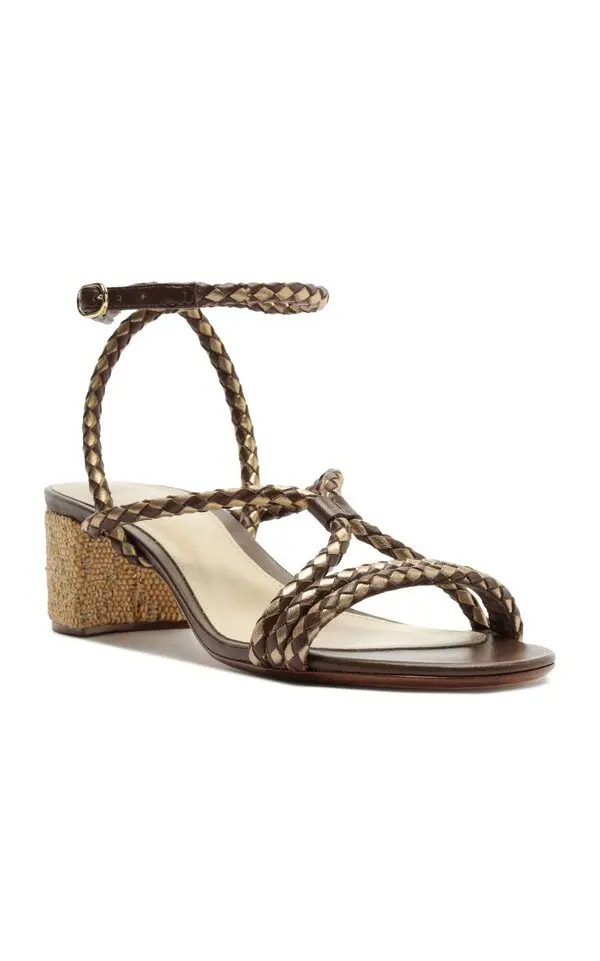 ALEXANDRE BIRMAN Elba Leather Sandals