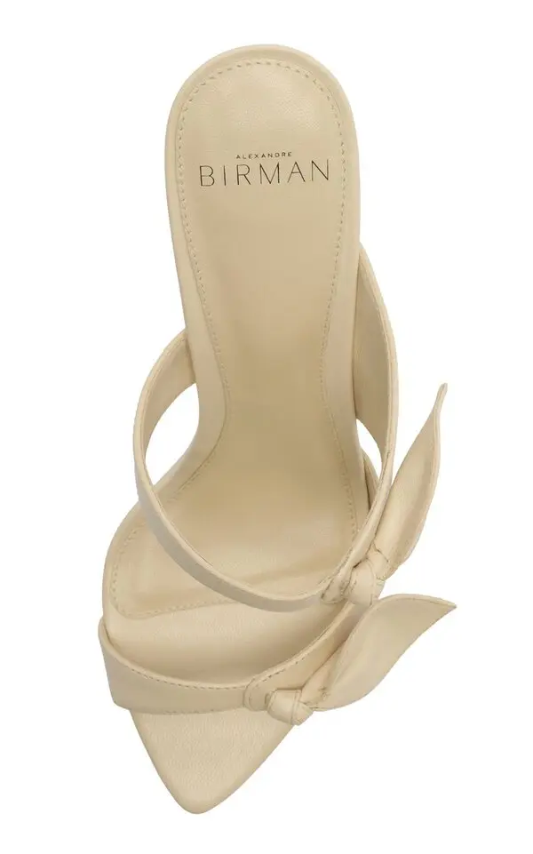 ALEXANDRE BIRMAN Magnolia Leather Mules