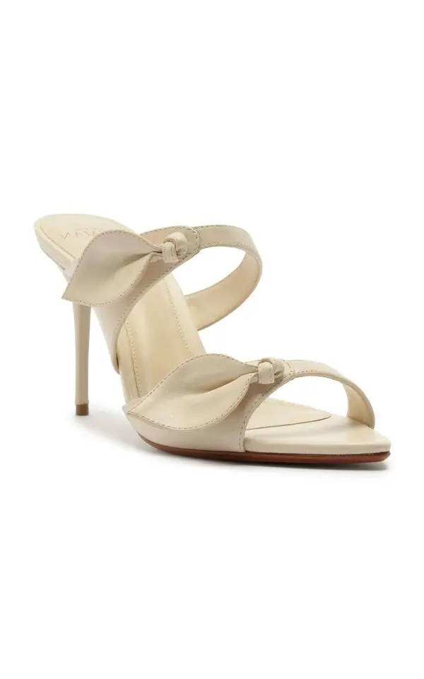 ALEXANDRE BIRMAN Magnolia Leather Mules