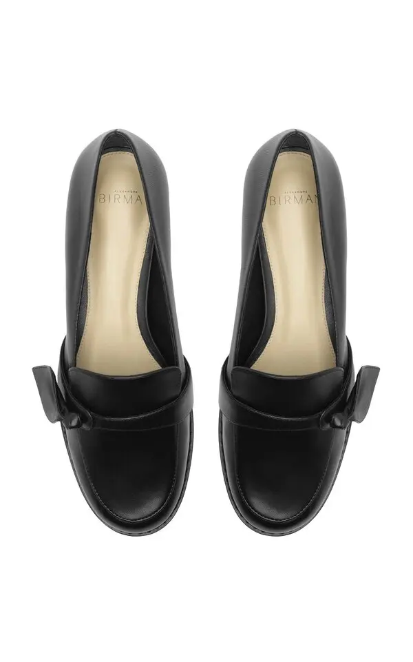 ALEXANDRE BIRMAN Magnolia Leather Loafers