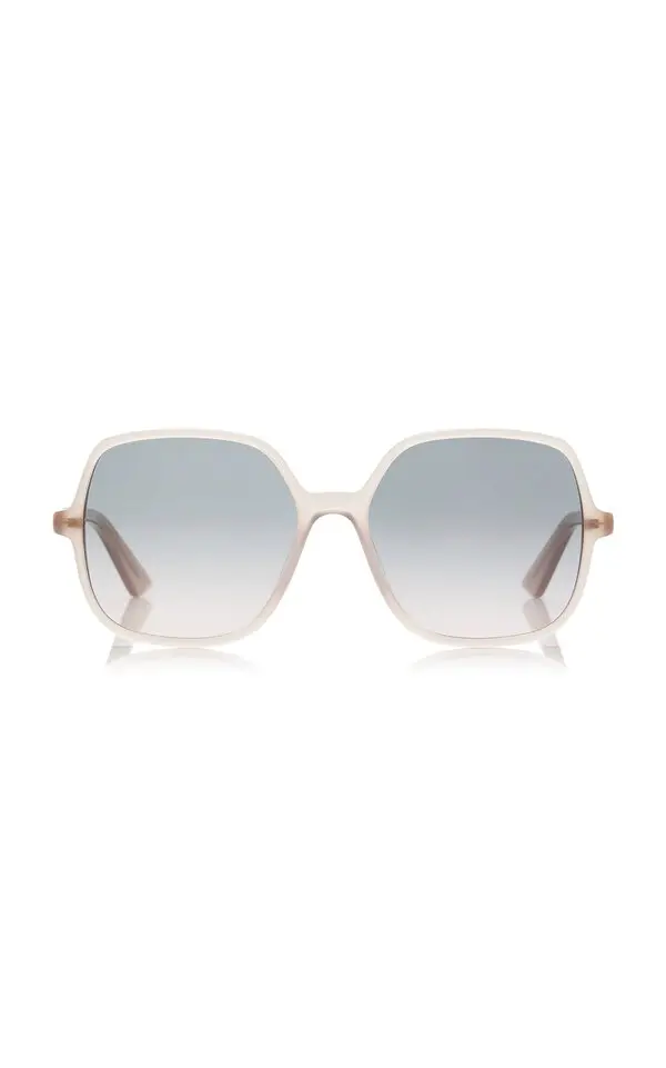 Chloé Judy Square-frame Acetate Sunglasses - Ivory