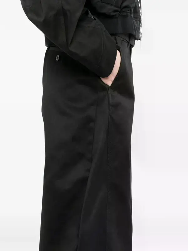 Sacai Belted Cotton Trousers