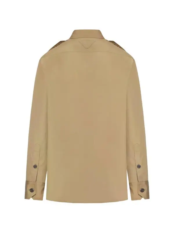 Prada Button Poplin Shirt