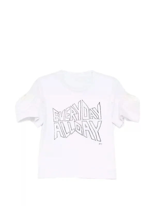 Sacai Short-sleeve Graphic T-shirt - White