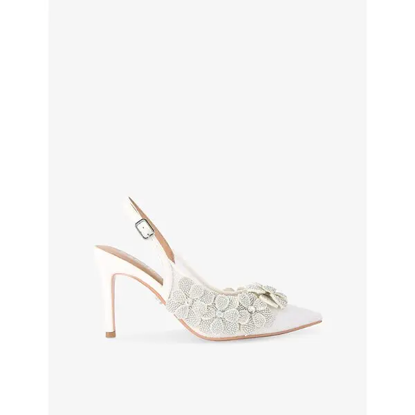 Carvela Petalo Woven Courts - White