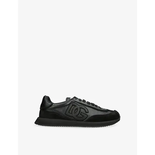 Dolce & Gabbana Dg Cushion Runner Woven Trainers - Black