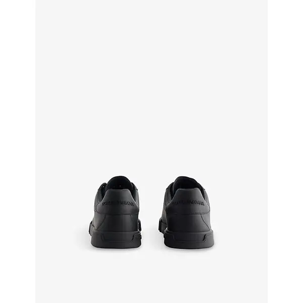 Dolce & Gabbana Portofino 2.0 Leather Low-top Trainers - Black