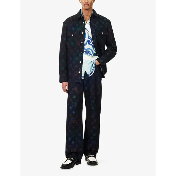 Casablanca Heatmap Straight-leg Denim Jeans