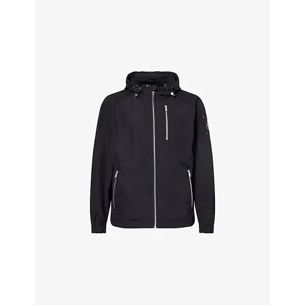 Moose Knuckles Charlesbourg Hooded Shell Jacket - Black