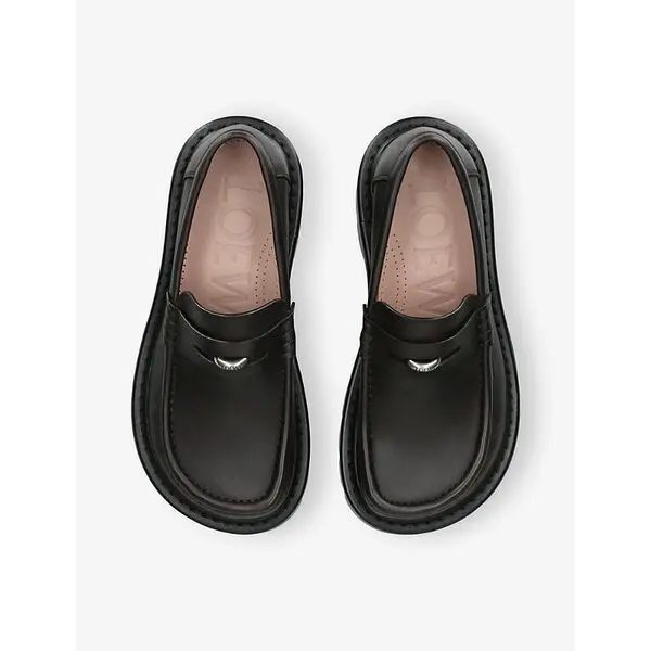 Loewe Sierra Leather Loafers