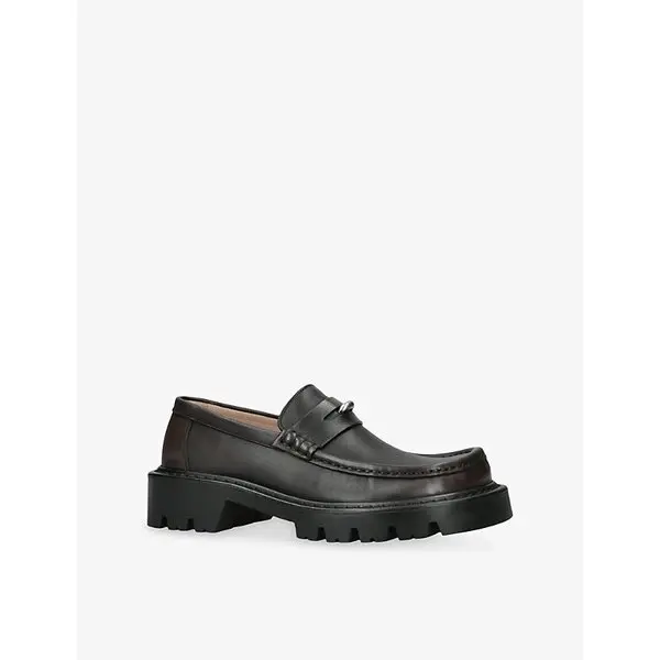 Loewe Sierra Leather Loafers