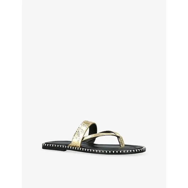 Dries Van Noten Studded Split-toe Leather Sandals