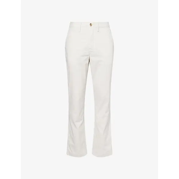 Gant Regular-fit Straight-leg Cotton Chino Trousers - Sand