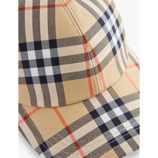 Burberry Classic Checked Cotton Cap