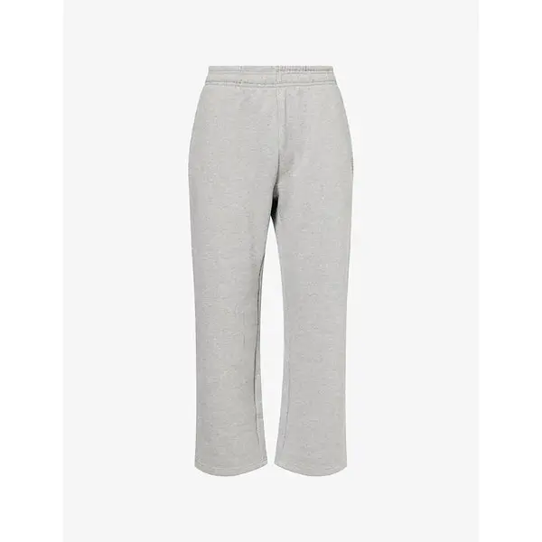 ENTIRE STUDIOS Straight-leg Cotton-jersey Jogging Bottoms - Grey Marle