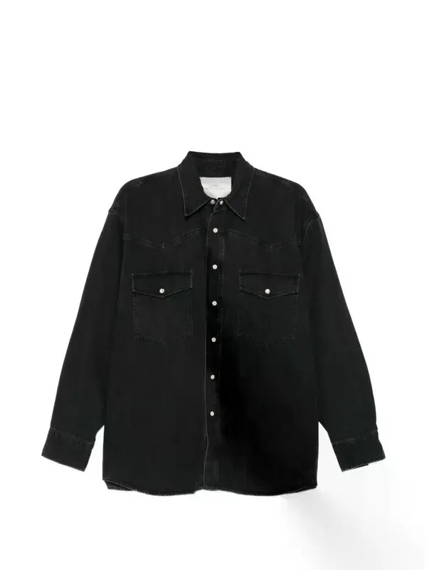 Studio Nicholson Mylo Denim Shirt - Black