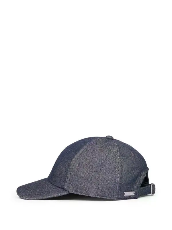 Sandro Denim Baseball Cap - Blue