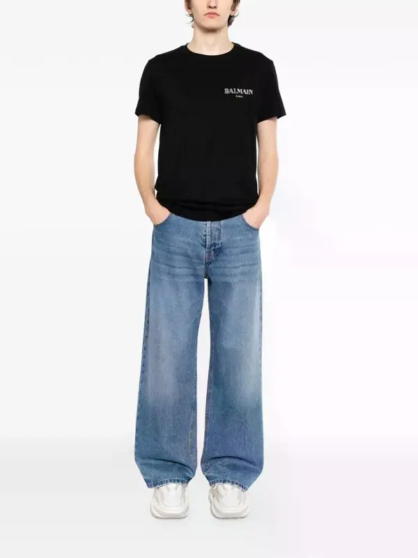 Balmain T-shirt With Gel Vintage Logo