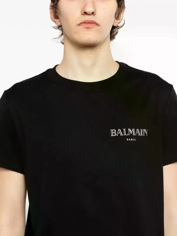 Balmain T-shirt With Gel Vintage Logo