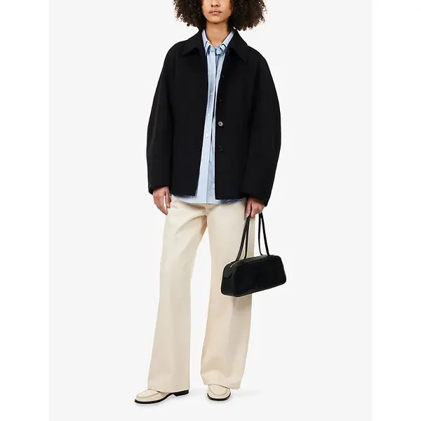 ROHE FRAMES Sculptural Double-faced Wool Jacket