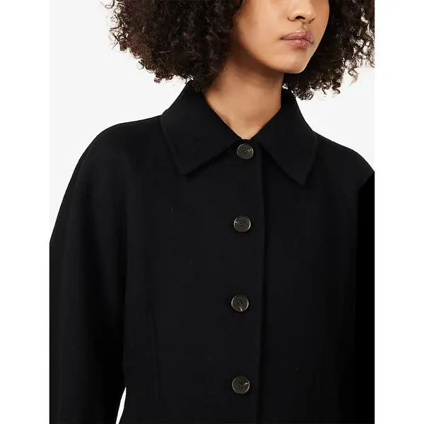 ROHE FRAMES Sculptural Double-faced Wool Jacket