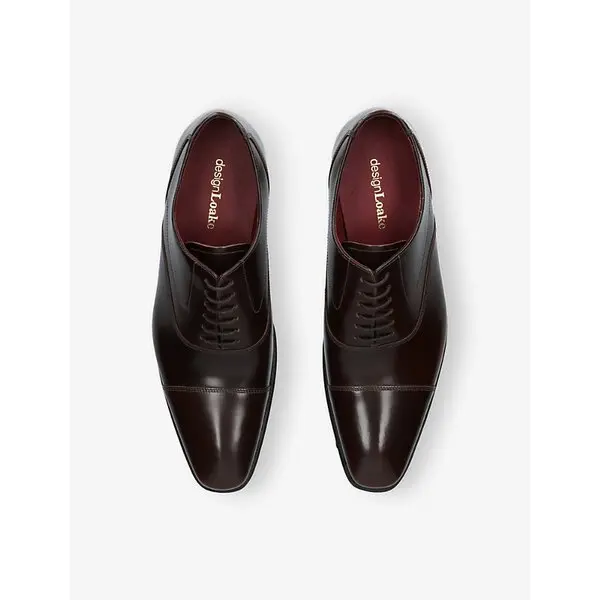 LOAKE Sharp Leather Oxford Shoes