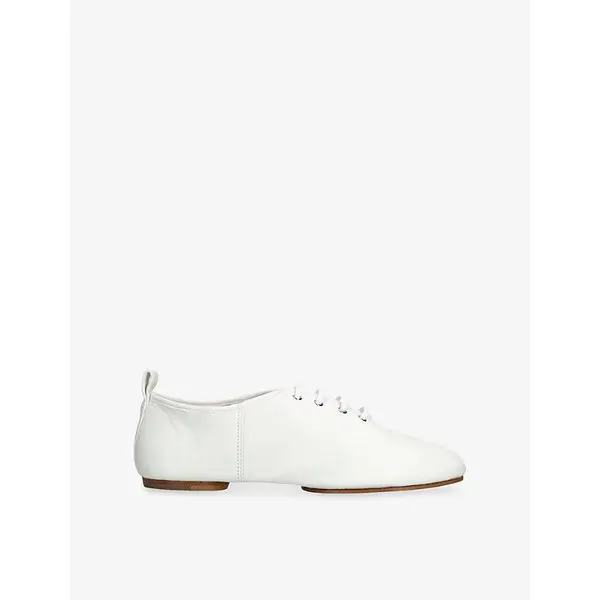 MAISON MARGIELA Tabi Jazz Leather Oxford Shoes - White