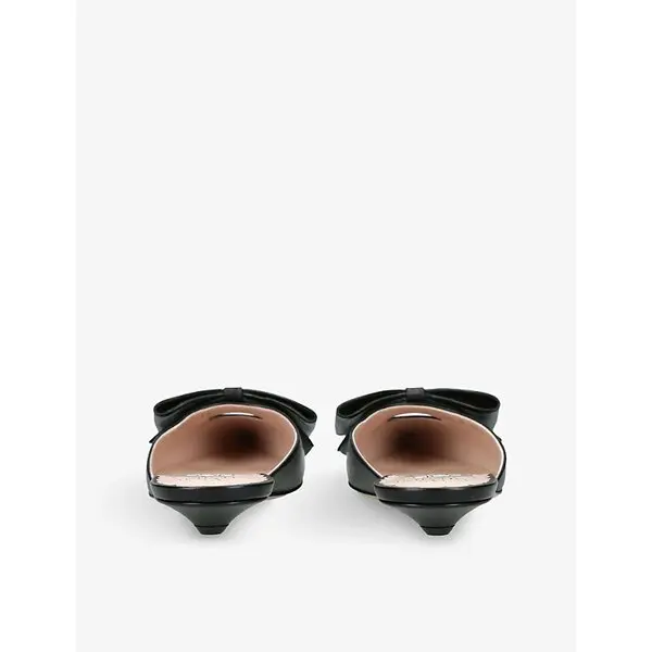 Valentino Garavani Bowow Leather Mules