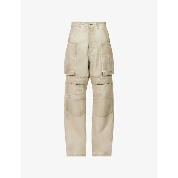 Rick Owens Stefan Cargo Denim Jeans - Sand