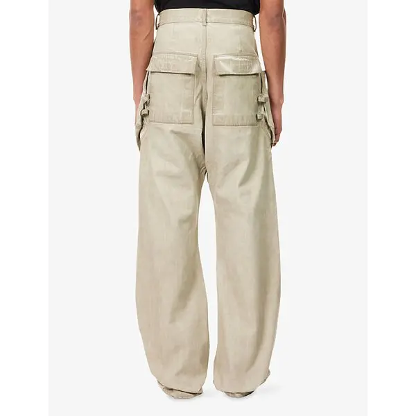 Rick Owens Stefan Cargo Denim Jeans - Sand