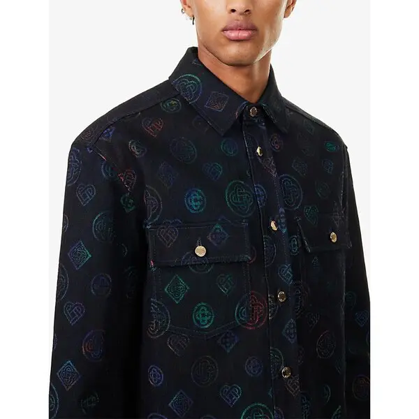 Casablanca Heatmap Denim Shirt