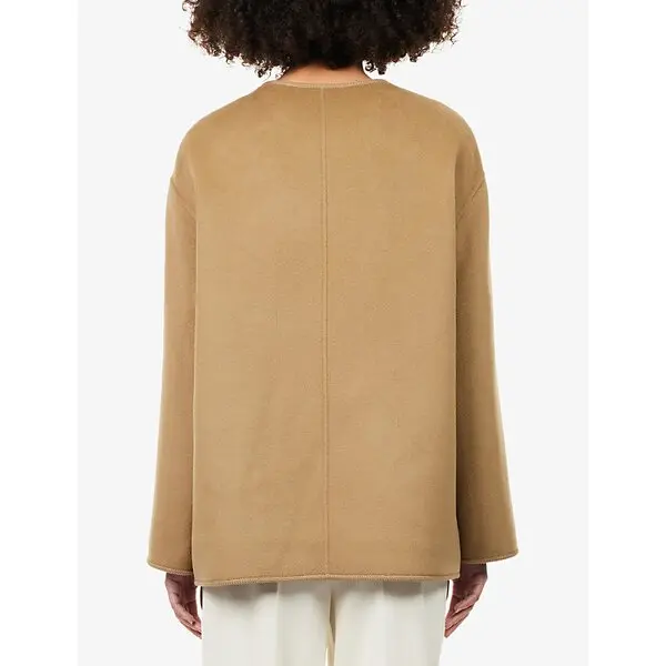 ROHE FRAMES Round-neck Patch-pocket Wool-and-cashmere Jacket