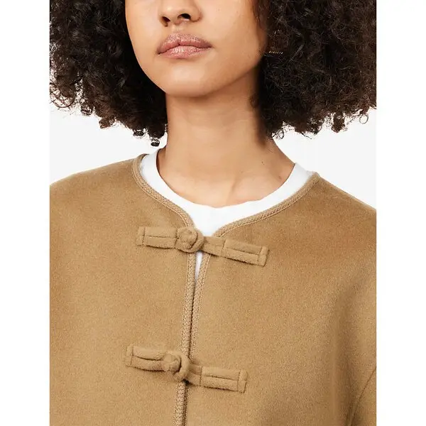 ROHE FRAMES Round-neck Patch-pocket Wool-and-cashmere Jacket