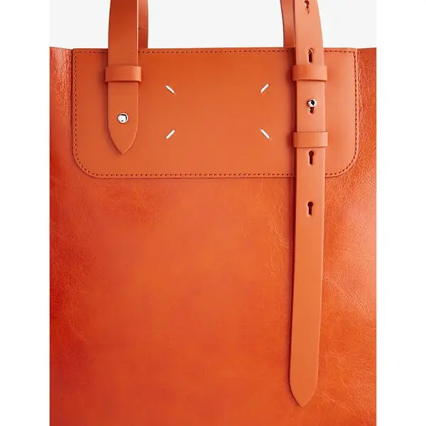 MAISON MARGIELA Vertical Leather Tote Bag