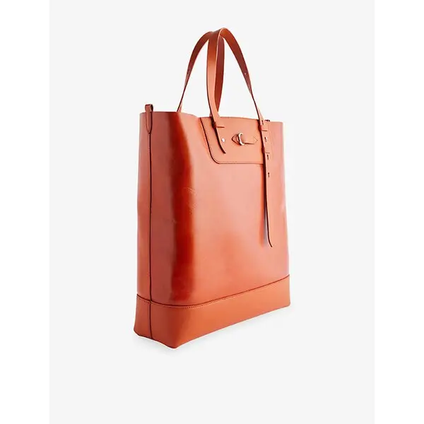 MAISON MARGIELA Vertical Leather Tote Bag