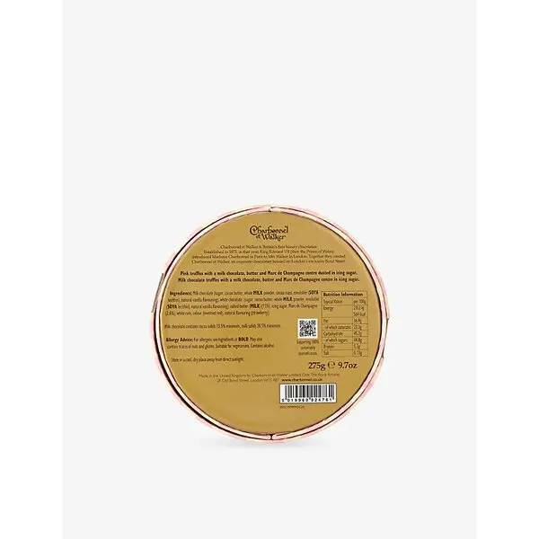 CHARBONNEL ET WALKER Milk & Pink Marc De Champagne Truffles 275g