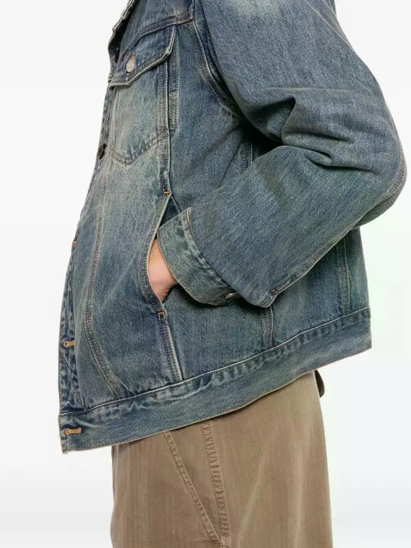Andersson Bell Asymmetric-layered Denim Jacket
