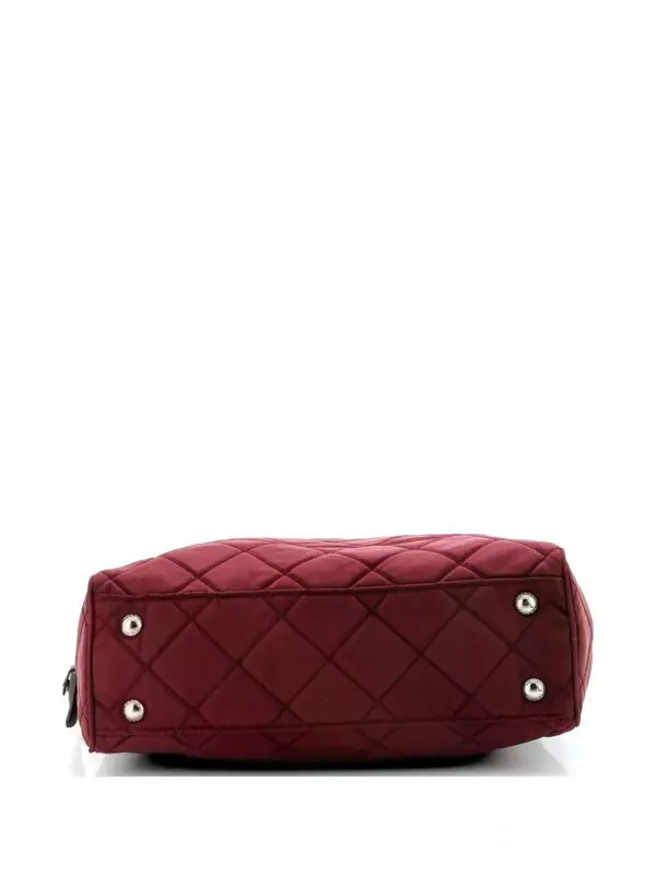 Prada Chain Quilted Tessuto Medium Shoulder Bag